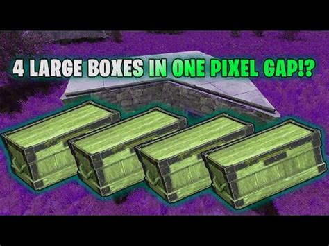 Large Boxes Placement For Rust Pixel Gap Bunker YouTube Large Boxes Placement For Rust Pixel Gap Bunker YouTube
