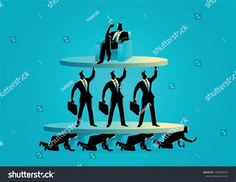 Business Concept Vector Illustration Work Class Stock Vector Royalty