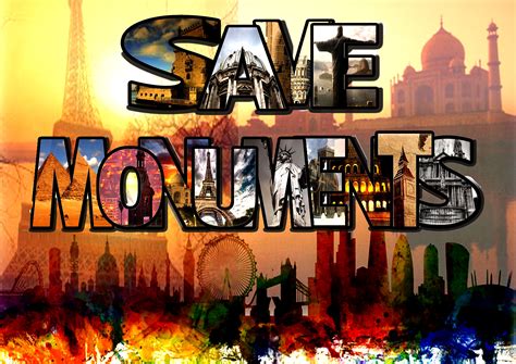 Save Monuments Poster Design