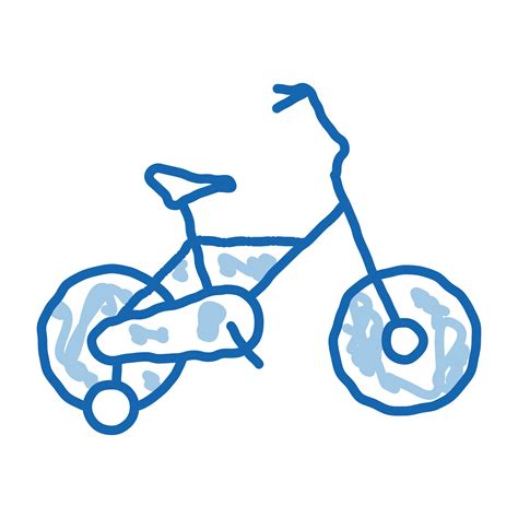 Sport Bike Doodle Icon Hand Drawn Illustration 19477611 Vector Art At