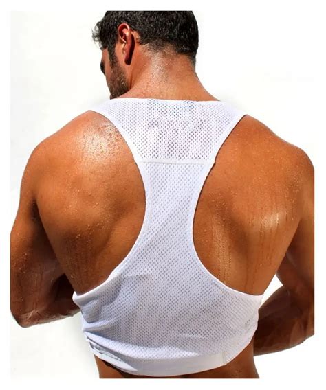 2018 Fitness Kleding Gym Bodybuilding Tank Top Mannen Vest Mouwloze