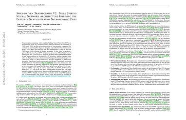 Spike Driven Transformer V2 Meta Spiking Neural Network Architecture