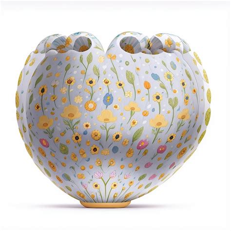 Premium Ai Image Beautiful Modern Ceramic Flower Vase With Decorative