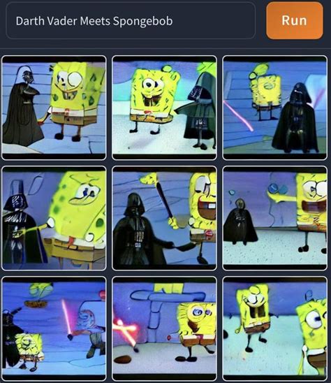 Darth Vader Meets Spongebob Weirddalle