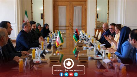 المنقوش تبحث مع نظيرها الإيراني استئناف التمثيل الدبلوماسي بين البلدين