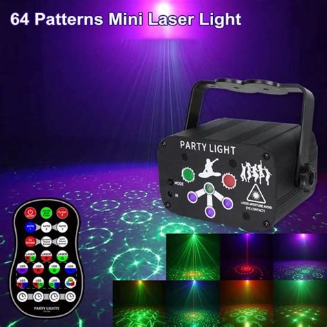 Laser Lampe De Scène Éclairage De Discothèque Projecteur Commande