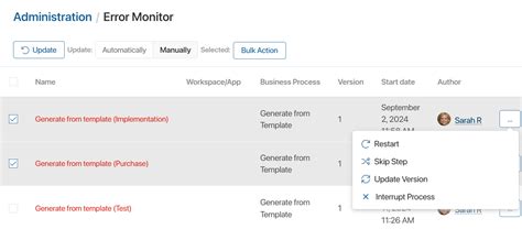 Error Monitor