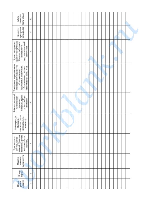 Журнал учета работ по нарядам и распоряжениям | продажа на workblank.ru