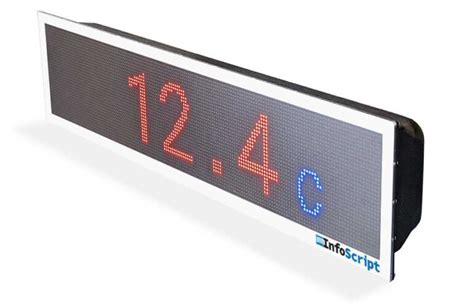 Industrial Led Analog Display Infoscript Analog
