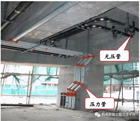 精美现场图片展示管线综合排布原则 管道