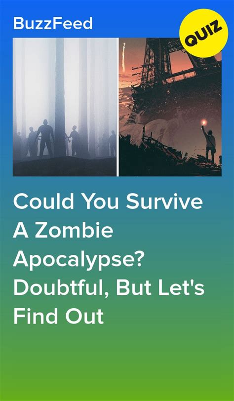 Can You Survive The Zombie Apocalypse Zombie Apocalypse Quiz Zombie