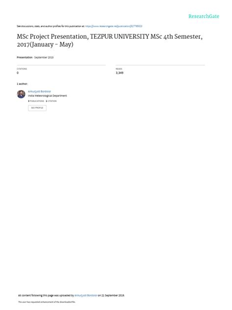 4 Th Semester Project Presentation Pdf Rice Physical Sciences