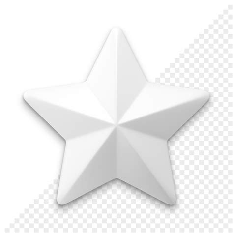 Ícone 3d da estrela de natal PSD Premium
