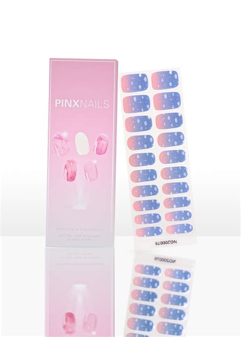 Creamy Clouds Gel Nail Stickers Pinx Nails