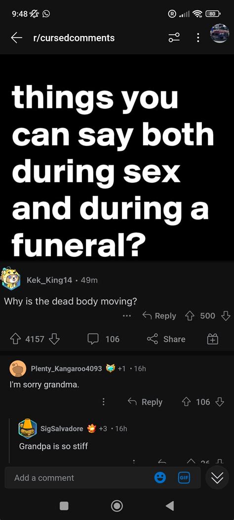 Cursed Sex R Cursedcomments