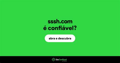 é Confiável Sssh é Segura Site Confiável