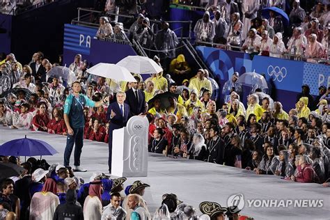 개회사하는 토마스 바흐 Ioc 위원장 연합뉴스