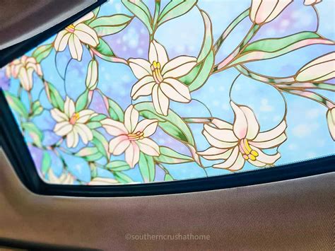 Diy Sunroof Makeover Transform Your Car With Stained Glass Window Film