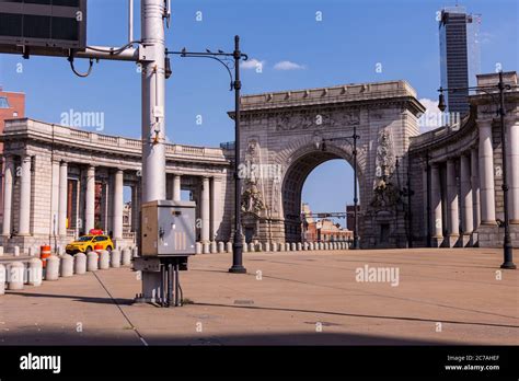 New York City Ny Usa July 20 2019 Greek Revival Triumphal Arch