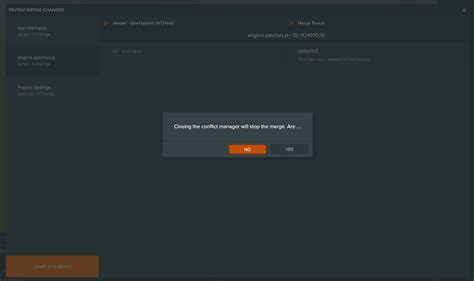 Version Control Merge Conflict Warning Dialog Box Cuts Off The Warning