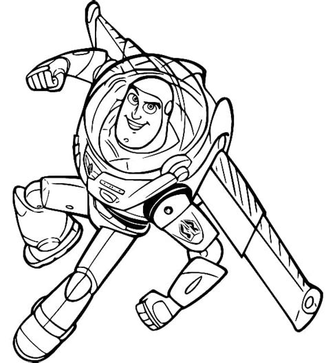 Coloriage Buzz L Eclair De Toy Story Dessin Gratuit à Imprimer