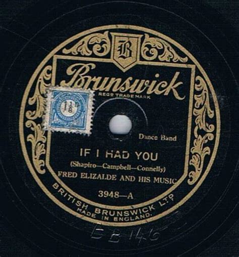 Al Bowlly If I Had You Lyrics Genius Lyrics