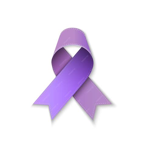 Premium Vector Stomach Cancer Ribbon On White Back