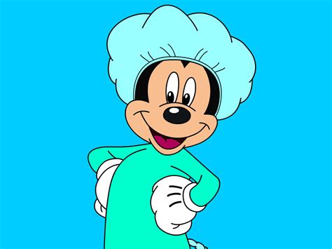 Dr Mickey Mouse In Scrubs Unmasked By Ehmedcenthospital On Deviantart