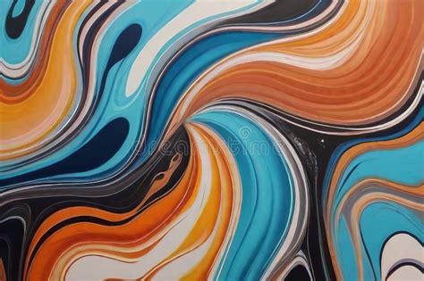 a mesmerizing abstract background with wavy orange and yellow lines