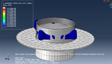 Element Penetration In Coupled Eulerian Lagrangian Analysis Cel