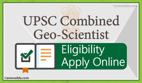Upsc Geoscientist 2023 Eligibility And Application Form Career Adda