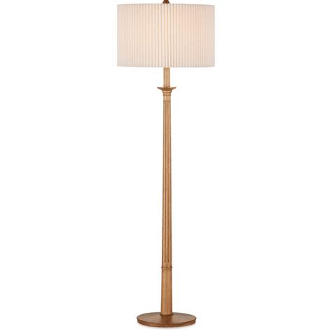 Currey And Company 8000 0147 Mitford Modern Natural Floor Light Cco