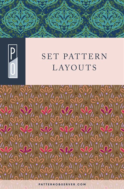 5 Most Popular Repeating Pattern Layouts Repeating Patterns Pattern Set Patterns