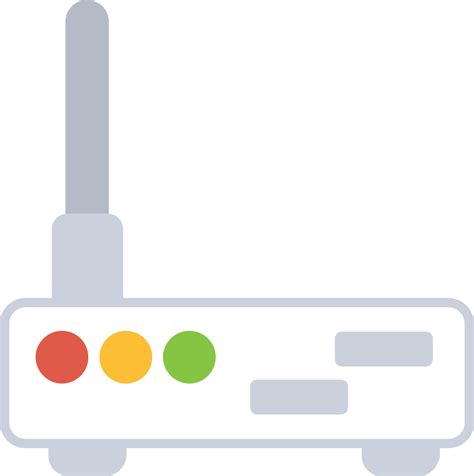 Router Flat Icon 11385211 Vector Art At Vecteezy