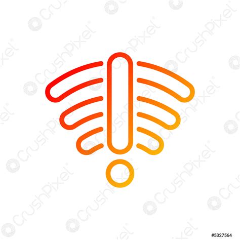 No Internet Connection Pixel Perfect Gradient Linear Vector Icon Check