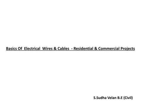 Lesson 6 Terminating And Connecting Electrical Wiring And Electronics Circuit Tcew Ppt