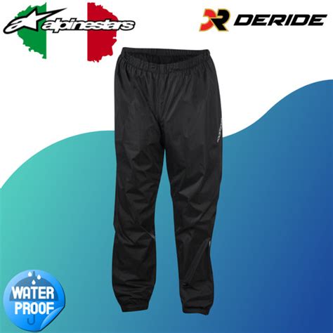 Jual Hurricane Rain Pant Black Waterproof Celana Hujan Alpinestars