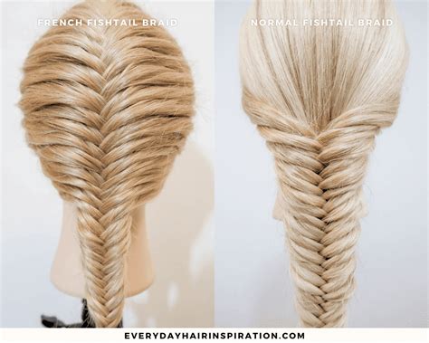 French Fishtail Braid Steps Faux Fishtail Braid Hair Tutorial