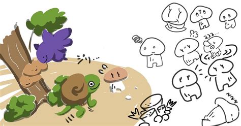 きのこのくに きのこのくに 習作 きのこのくにのひとグラプロマツのイラスト Pixiv