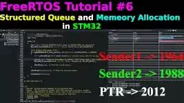 FreeRTOS Tutorial 5 Using Queue ControllersTech