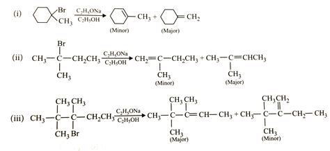 Which Of The Following Products As Shown By The Dehydrohalogenation Of