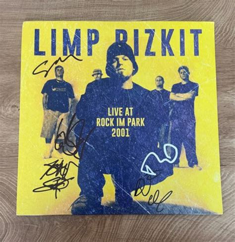 Limp Bizkit Signed Vinyl Album Live At Rock Im Park 2001 Ebay