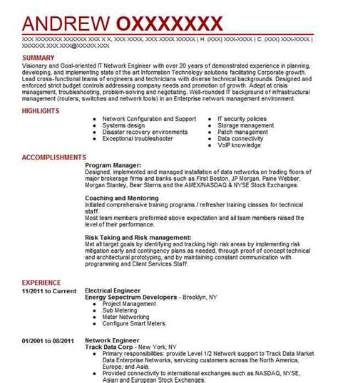 Electrical Engineer Resume Objective Electrical Engineer Resume Objectives Resume Sample