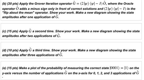 Solved 2 Lets Explore The Quantum Search Algorithm