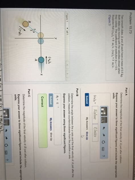 Solved Problem 1573 Two Smooth Disks A And Beach Have A