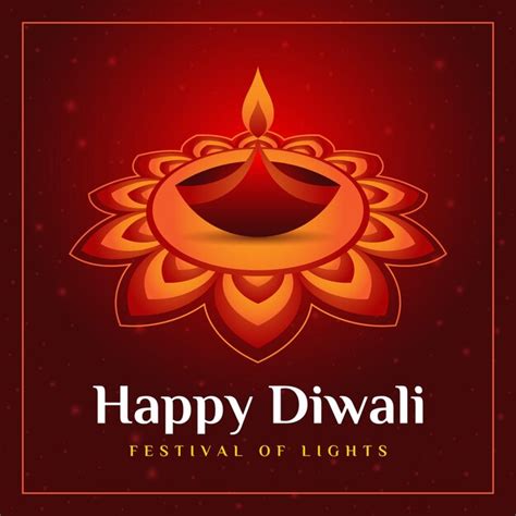 장식 해피 디왈리 축제 인사말 디자인 서식 파일 프리미엄 벡터