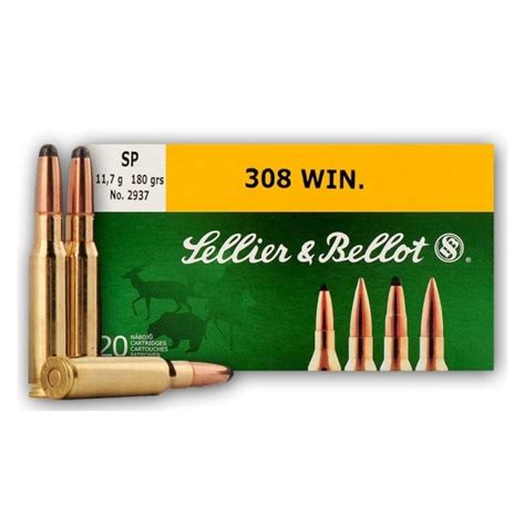 Sellier And Bellot 308 Win Sp 180 Gr