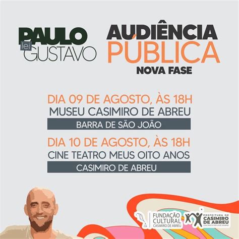 Lei Paulo Gustavo Audiência Pública Nova Fase Fundação Cultural