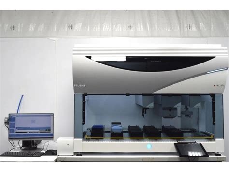 Tecan Fluent Liquid Handler W Span Air Fca Mca W Adapter