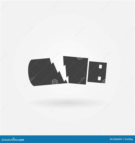 Broken USB Flash Drive Vector Icon Stock Vector Illustration Of Icon Information